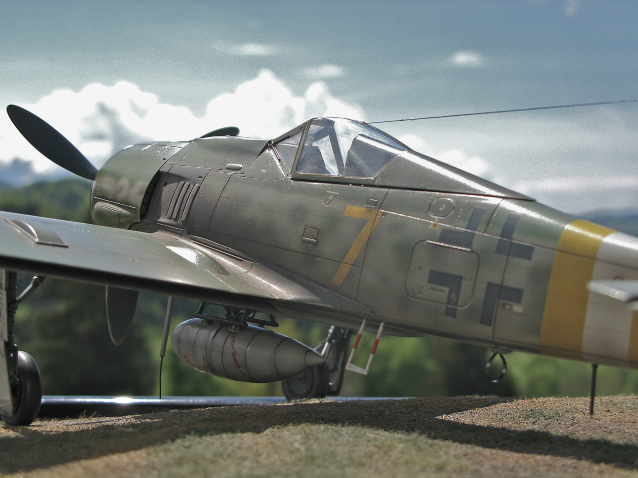 Hasegawa Fw190 A8 - Ready for Inspection - Large Scale Planes