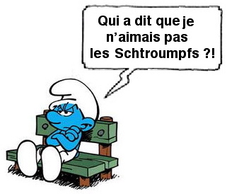 Photo schtroumpf grognon de l'album Schtroumpfs