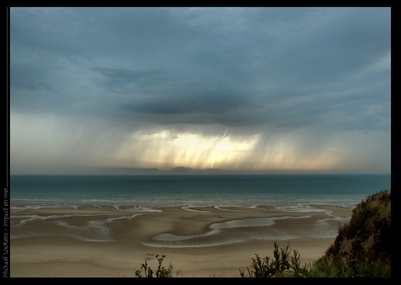 Orage diurne en Manche du 28 juin - impacts en mer